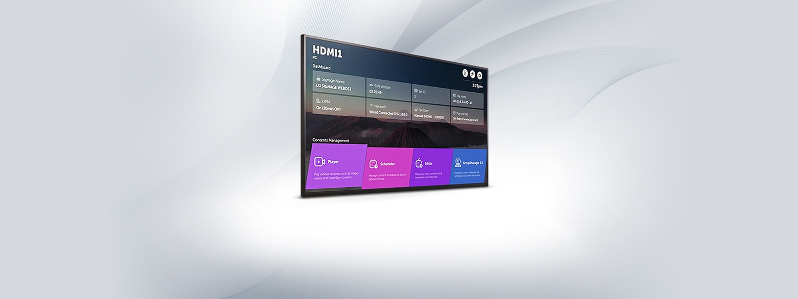 WebOS | Digital Signage Service | LG Business UAE