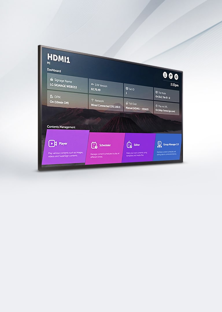 WebOS | Digital Signage Service | LG Business UAE