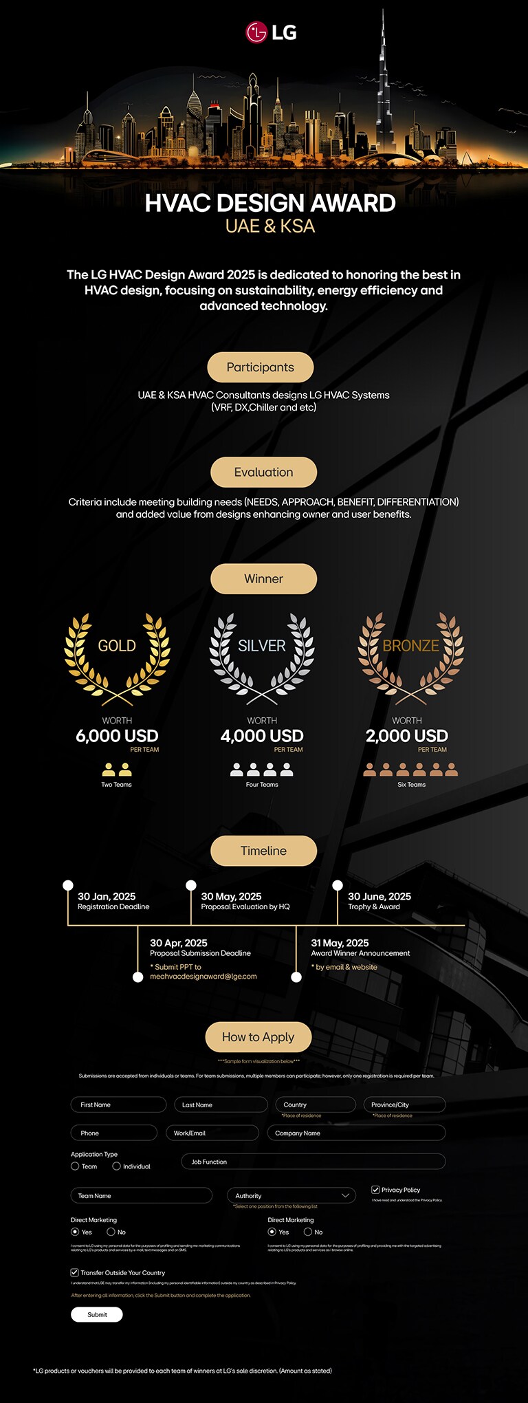 UAE & KSA HVAC Design Award | LG UAE Business