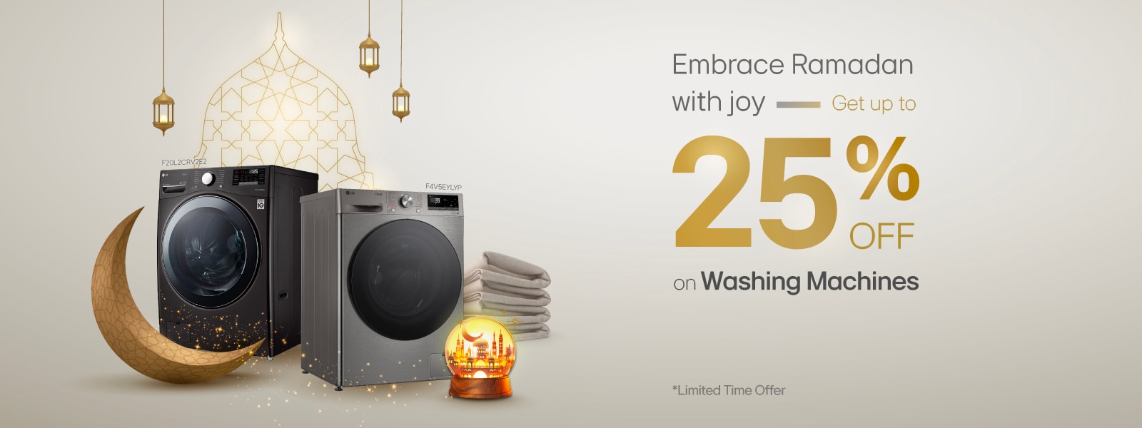 Purchase the Best Washing Machines & Dryers Online | LG UAE