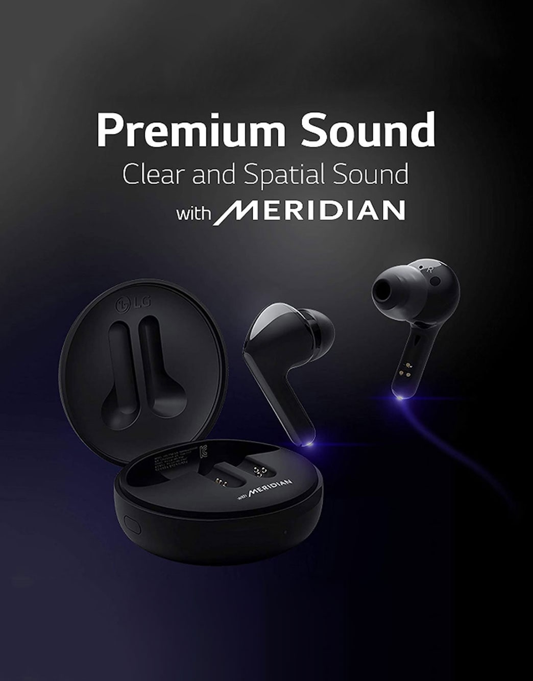 LG Tone Free FN4 True Wireless White Earbuds | LG UAE