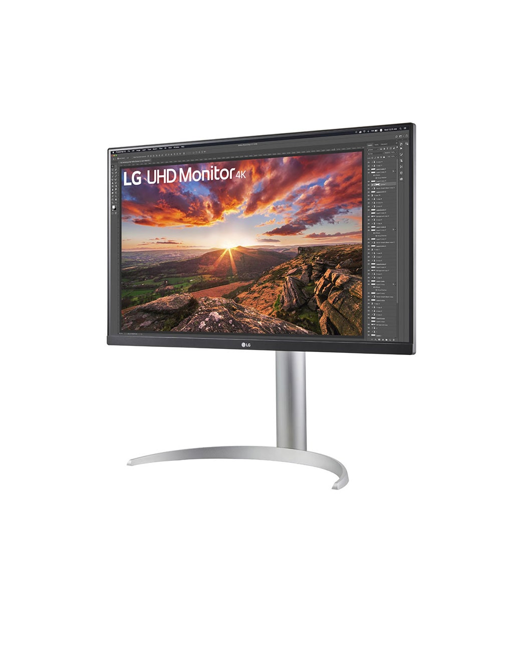 LG 27 Inch IPS 4K UHD Monitor With USB C and Adjustable Stand | LG UAE