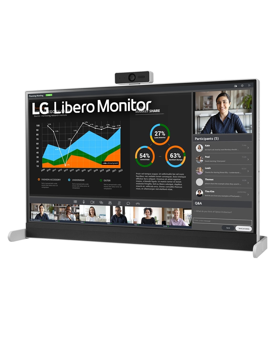 LG Libero Monitor 27 Inch HDR10 With USB C | LG UAE
