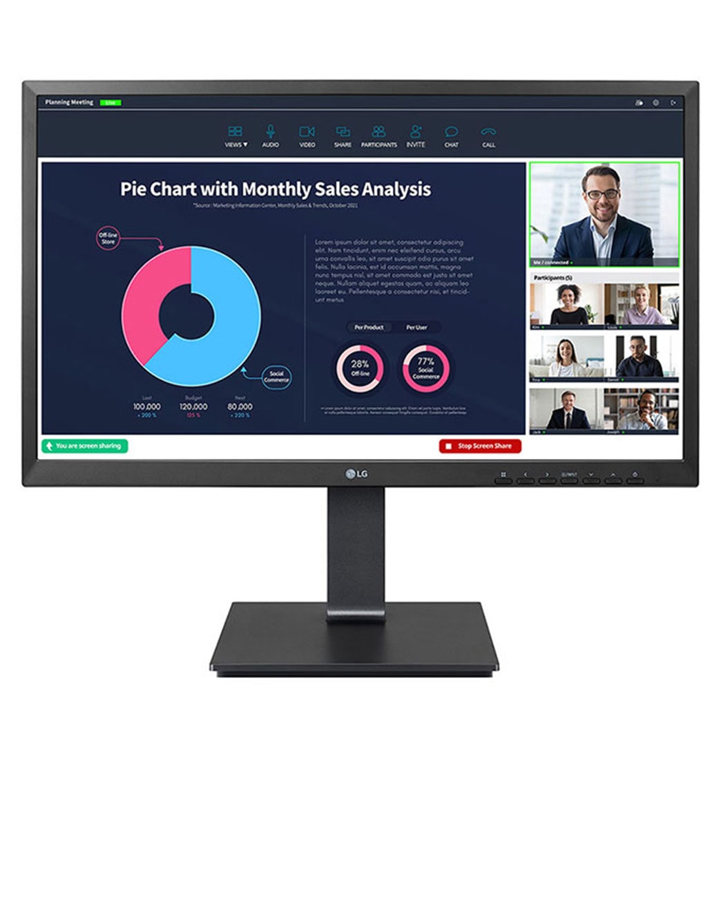 23.8'' LG Full HD IPS Monitor 2024 | LG UAE