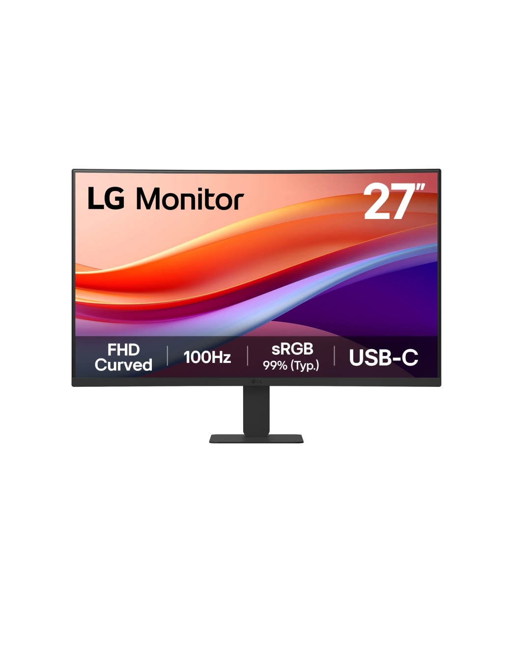 27-inch FHD Curved Monitor with USB-C | LG UAE