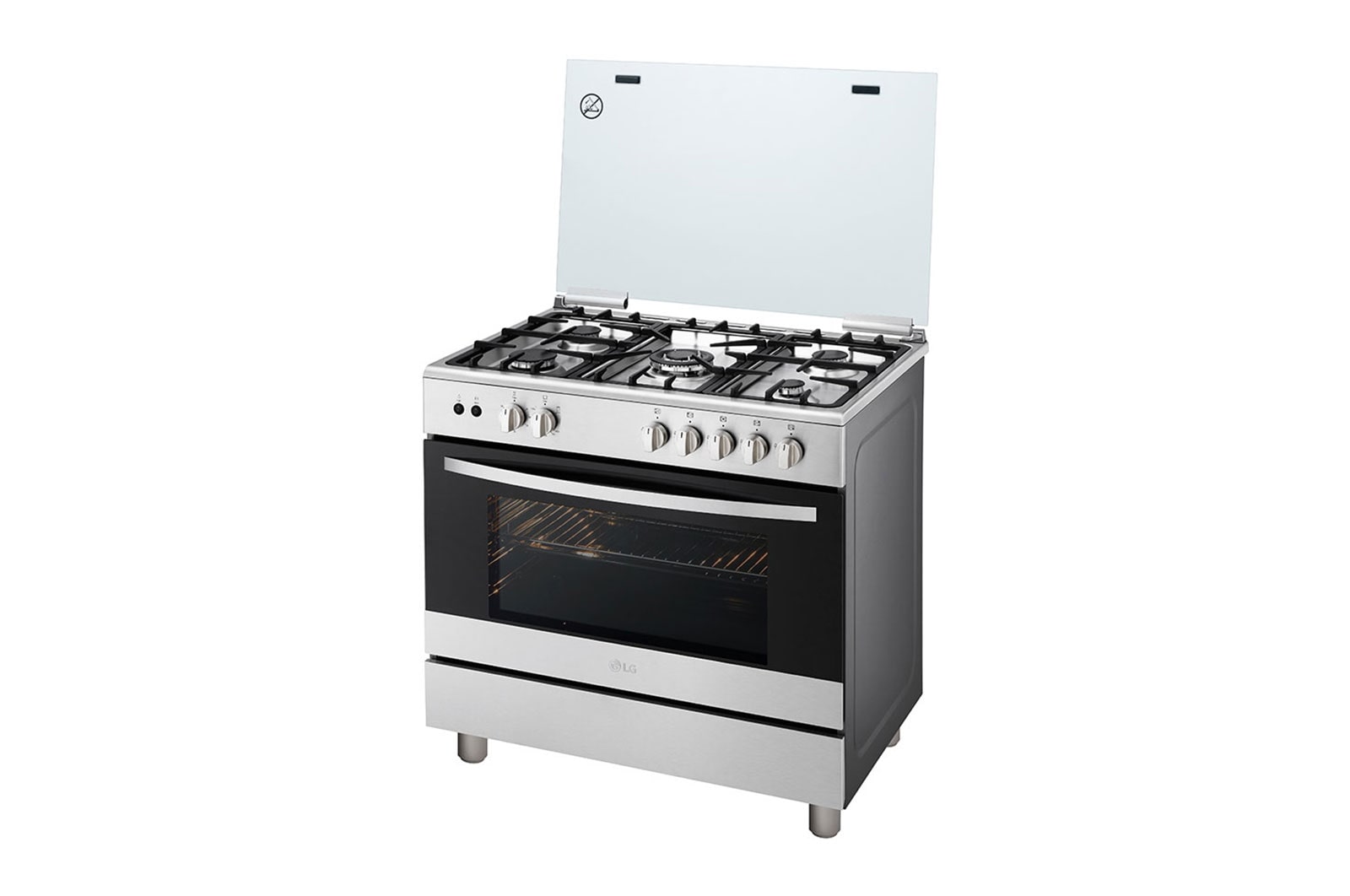 90cm Gas Cooker with Rotisserie Grill | LG UAE