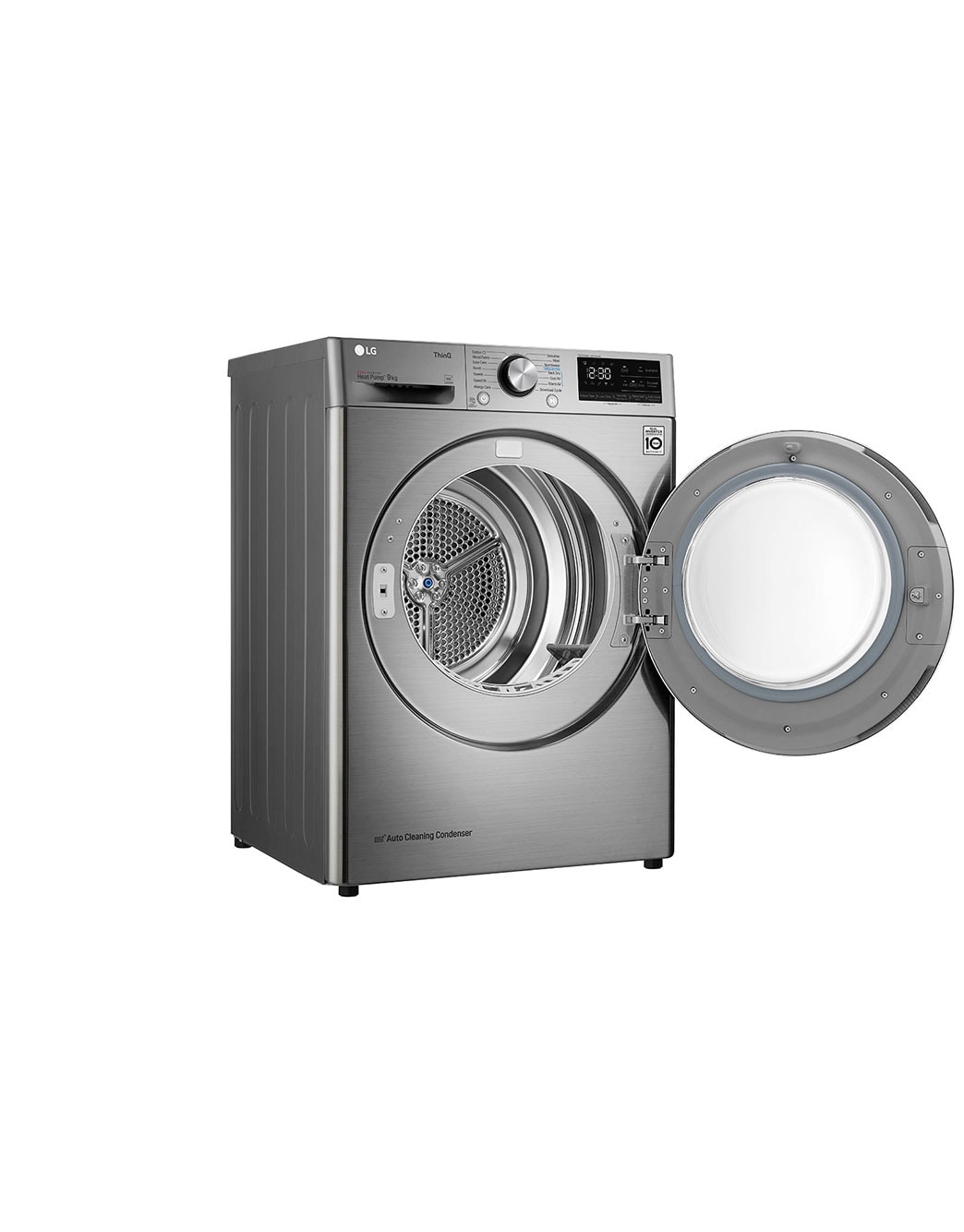 LG Sensor Dryer 9kg, Dual Inverter, Silver | LG UAE