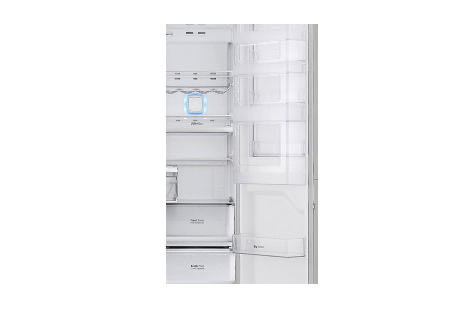 LG Mega Capacity Side-by-Side Refrigerator with New Door-in-Door™ | LG UAE