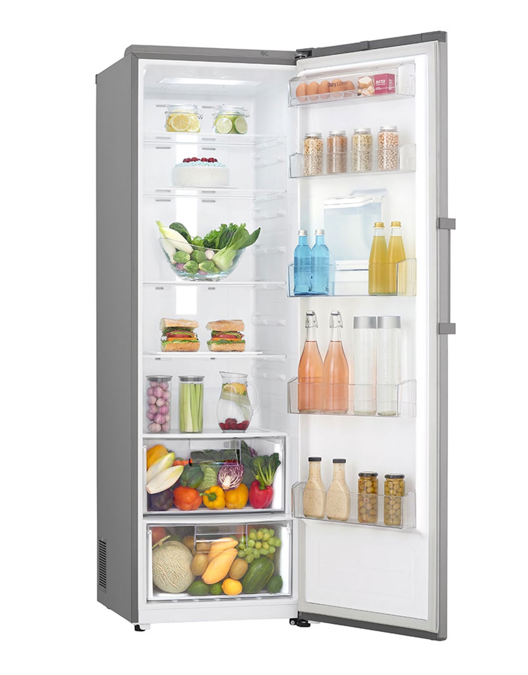 LG One Door Fridge, Inverter Linear Compressor, DoorCooling+™, Moist ...