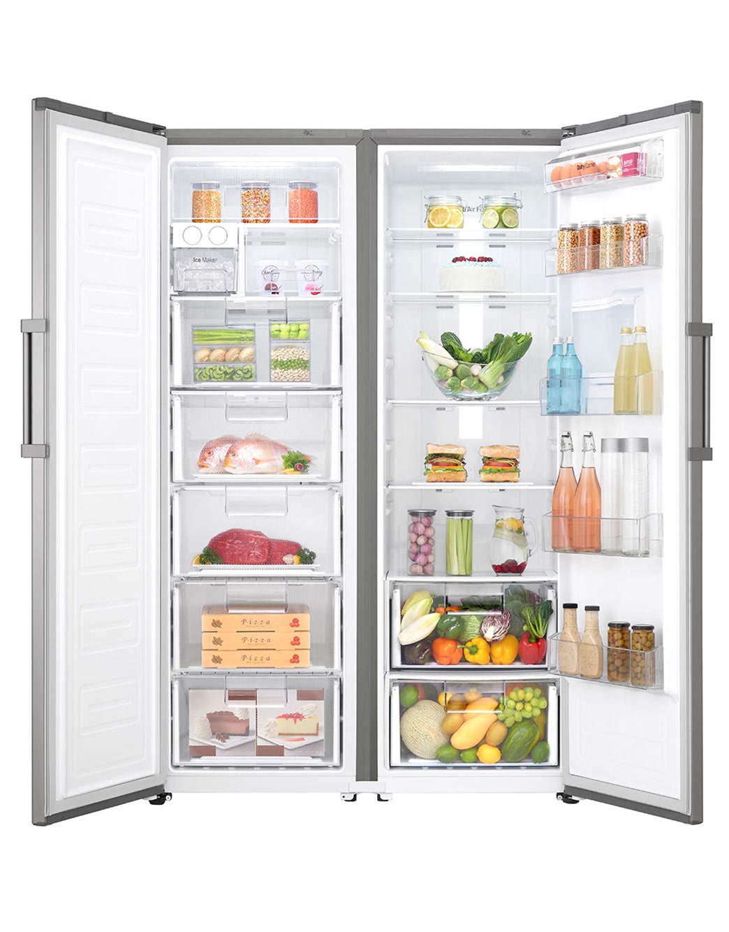 LG One Door Fridge, Inverter Linear Compressor, DoorCooling+™, Moist ...