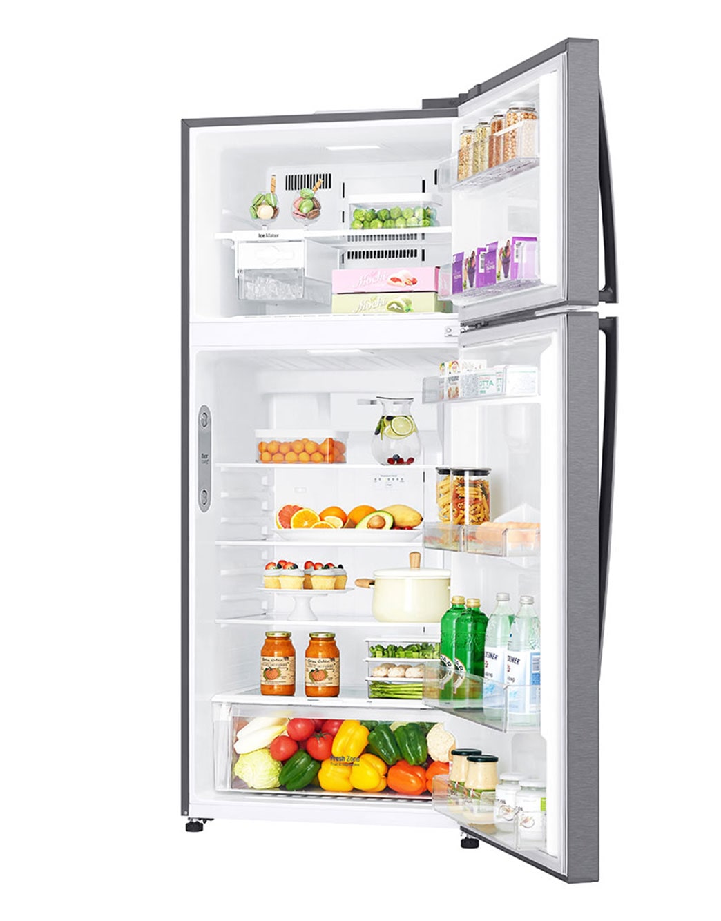 Top Mount Refrigerator, Dark Graphite Color | LG UAE