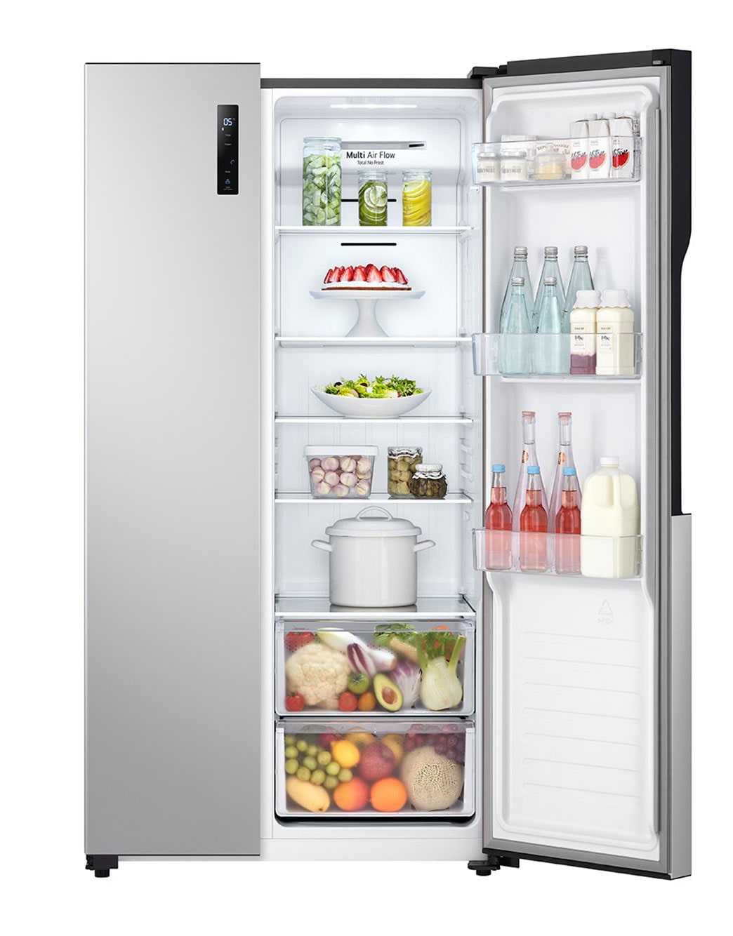 Side by Side LG Refrigerator 509L Multi Air Flow | LG UAE