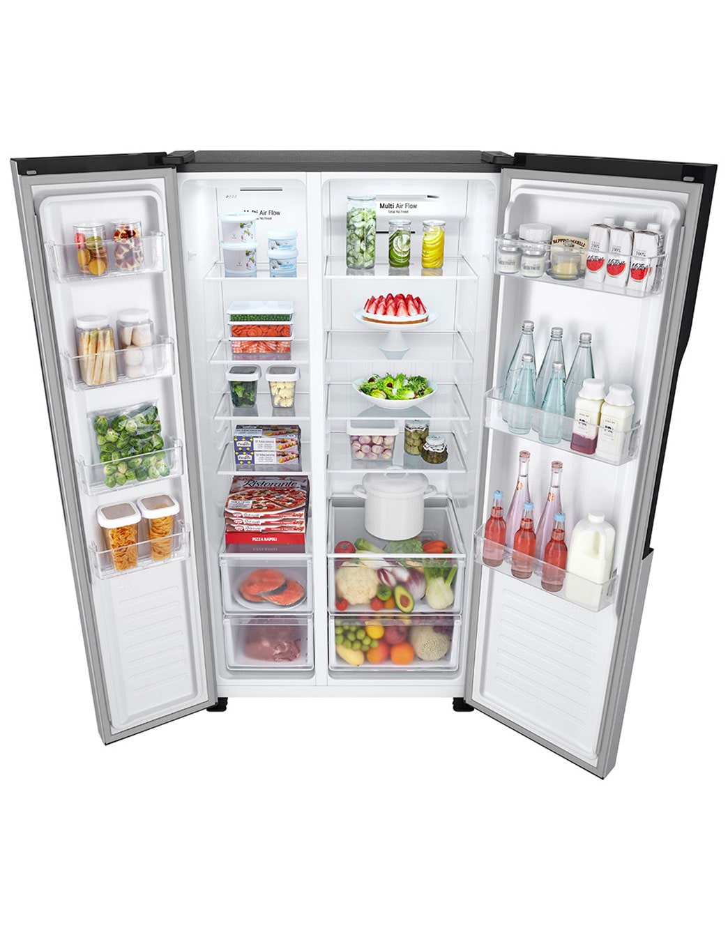 Side by Side LG Refrigerator 509L Multi Air Flow | LG UAE