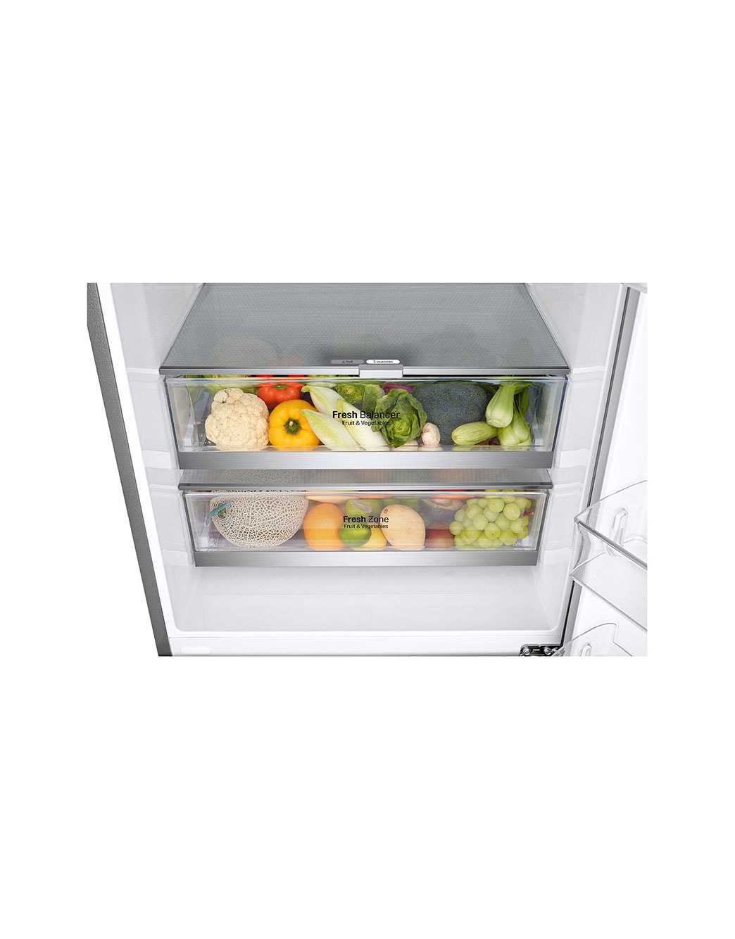 2024 LG Bottom Mount Refrigerator, Platinum Silver | LG UAE