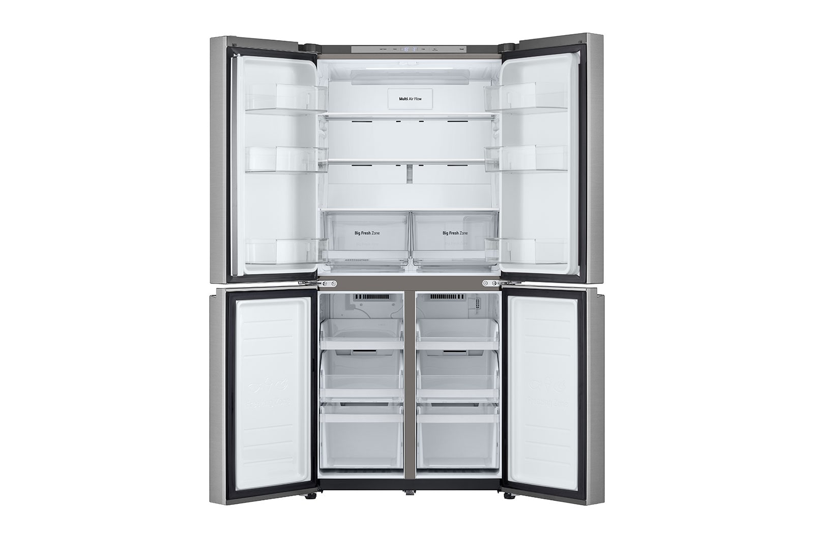 LG French Door Fridge, Essence Matte Black, 2024 | LG UAE