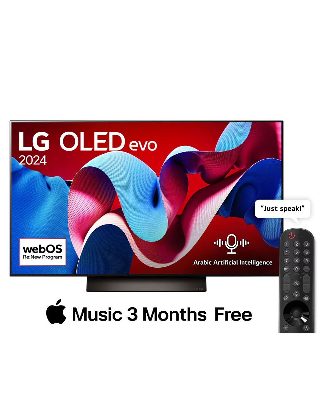 New LG 48 Inch OLED evo C4 4K Smart TV 2024 | LG UAE