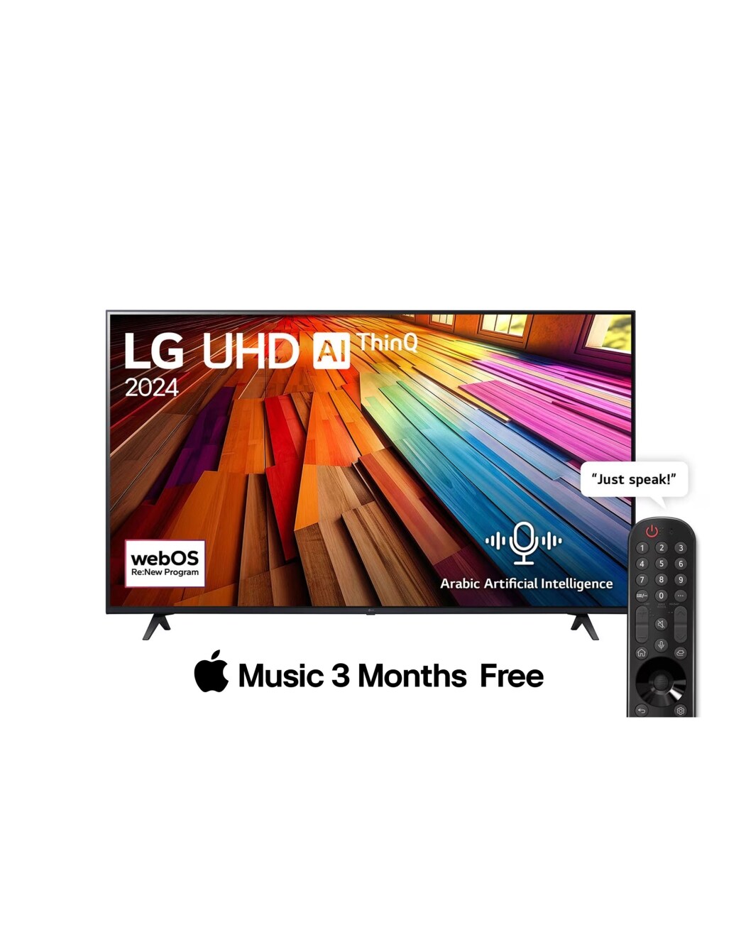 75 Inch 4K Smart TV webOS24 2024 - UHD UT80 | LG UAE