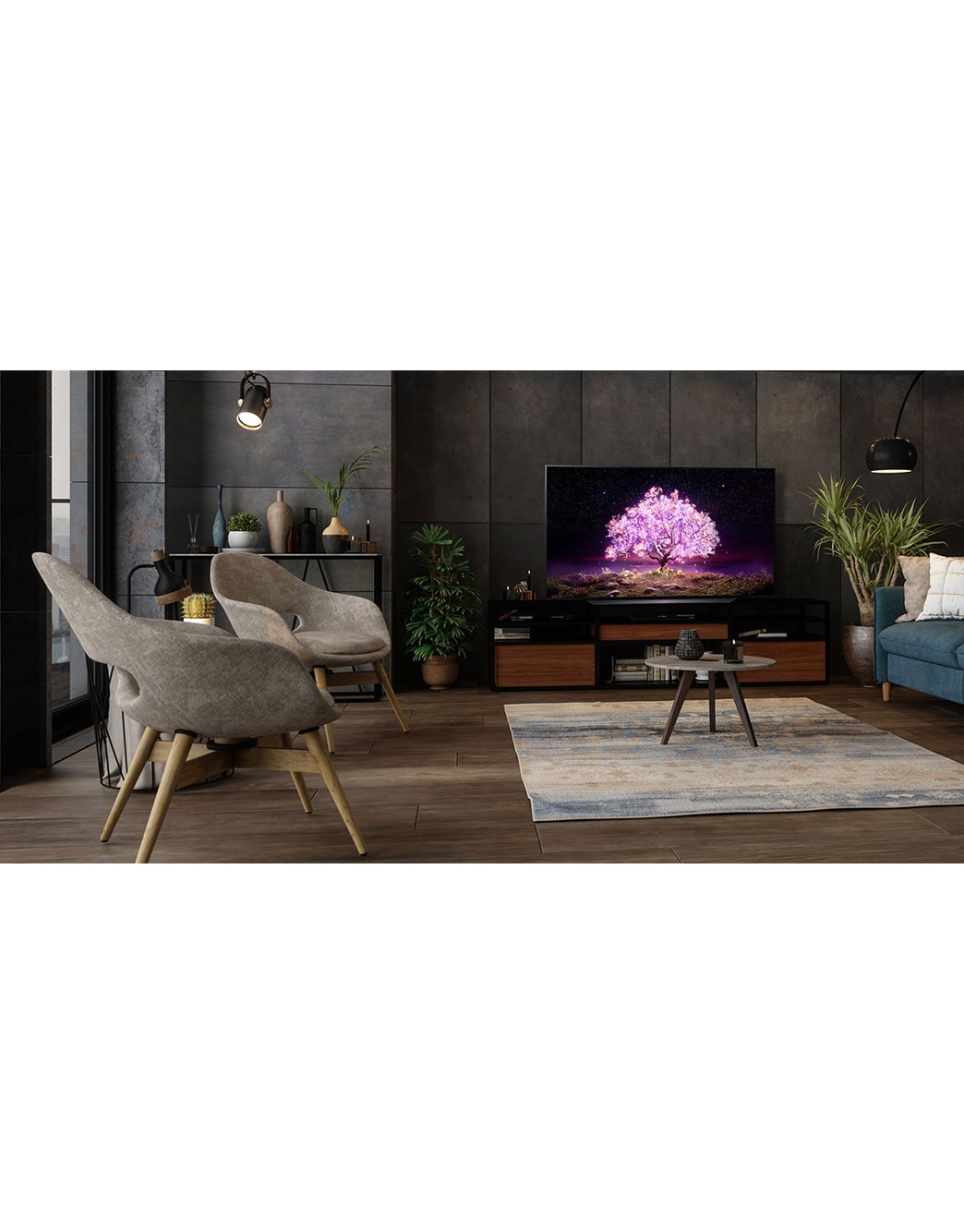 LG Smart OLED TV 48 Inch C1 Series 4K Cinema HDR | LG UAE