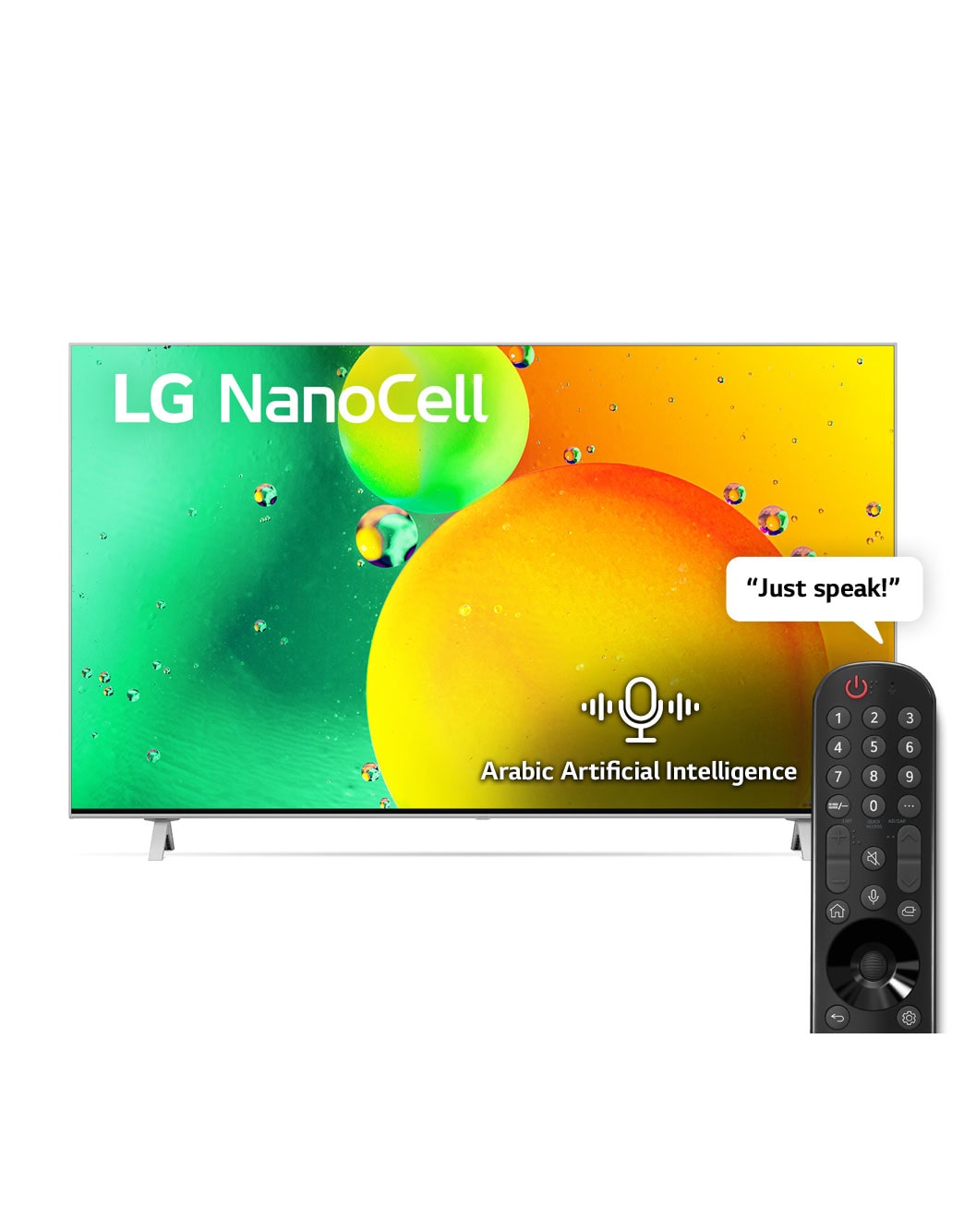 LG NanoCell TV 55 Inch NANO77 Series, 4K Active HDR | LG UAE