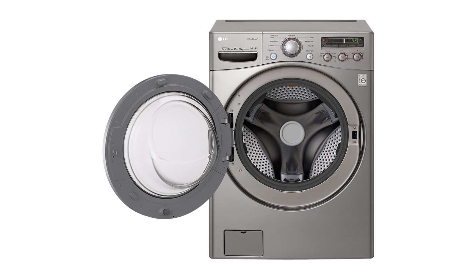 LG F10F6RDS27:Front Load Washing Machine with 6 Motion Direct Drive ...