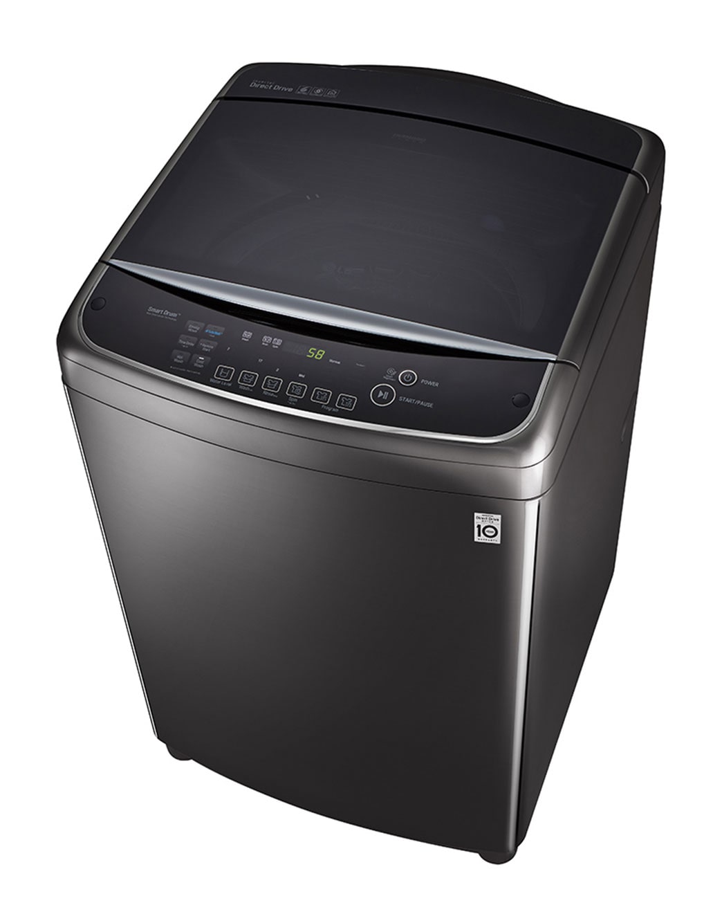LG 19kg Top Load Washing Machine, Black | LG UAE