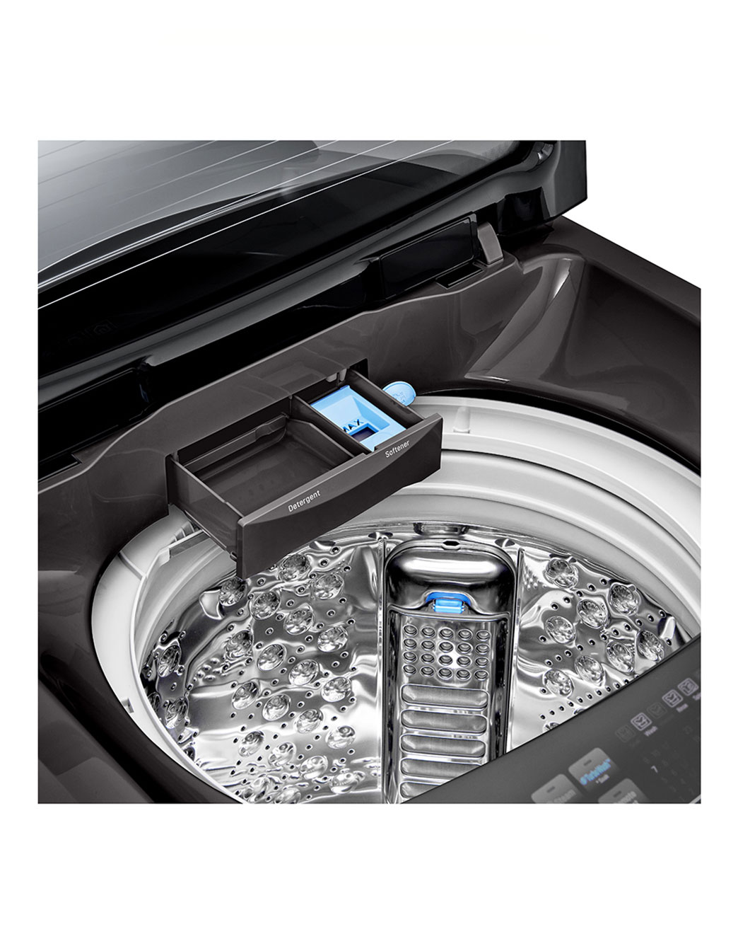 LG 19kg Top Load Washing Machine, Black | LG UAE