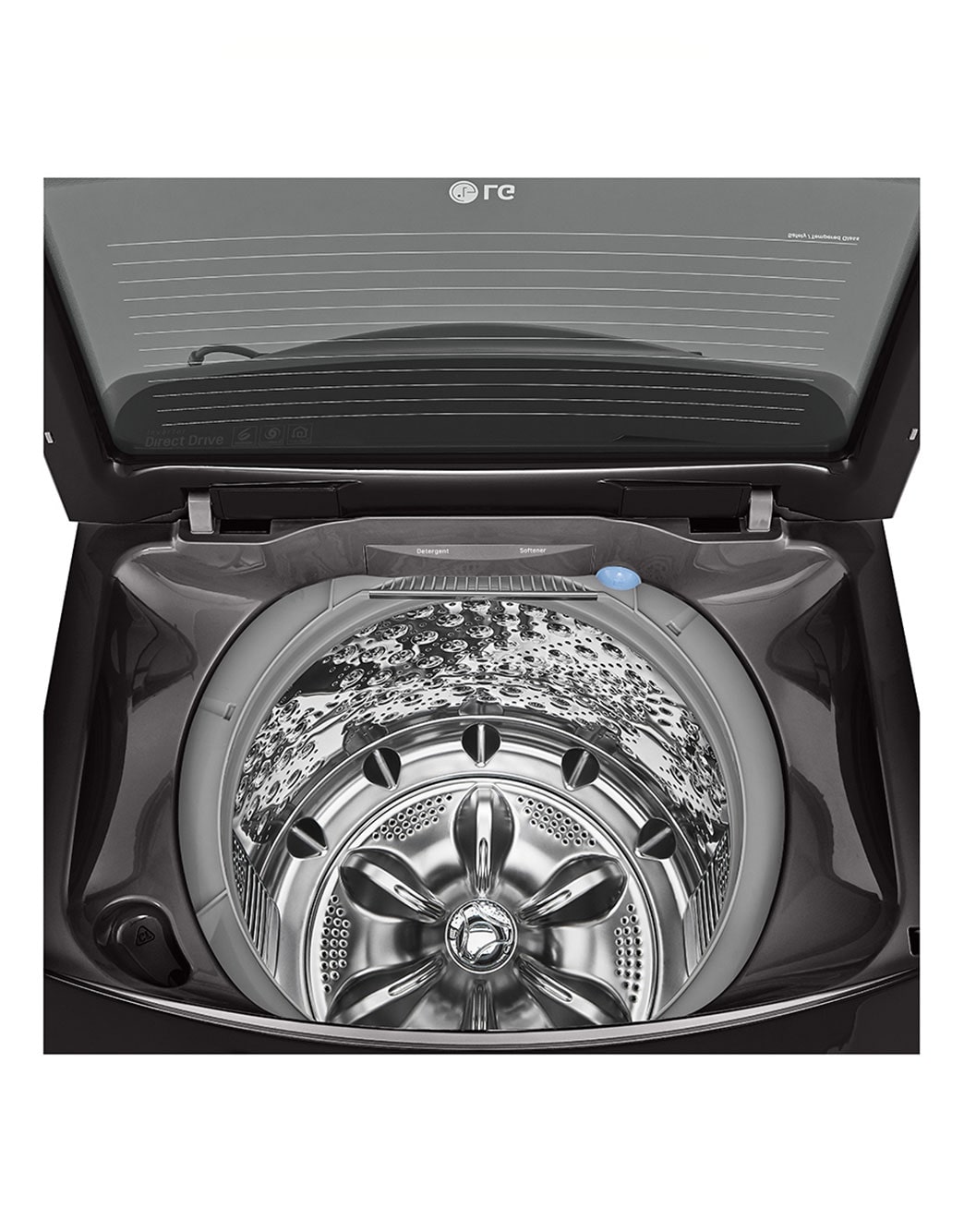 LG 19kg Top Load Washing Machine, Black | LG UAE