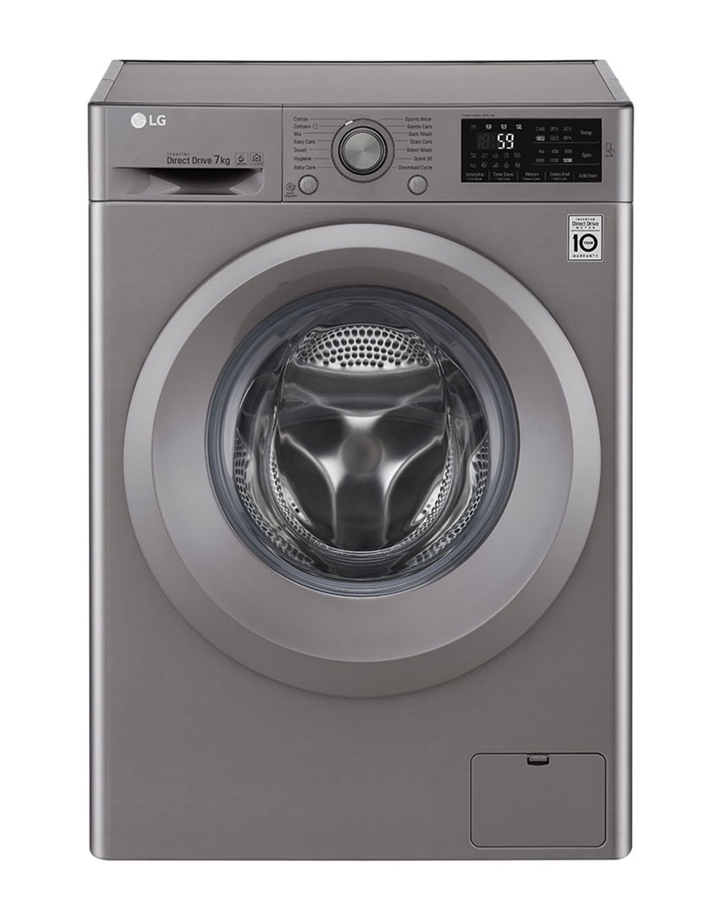 LG Front Load Washer, 7 Kg, 6 Motion Direct Drive, Add Item, Smart ...