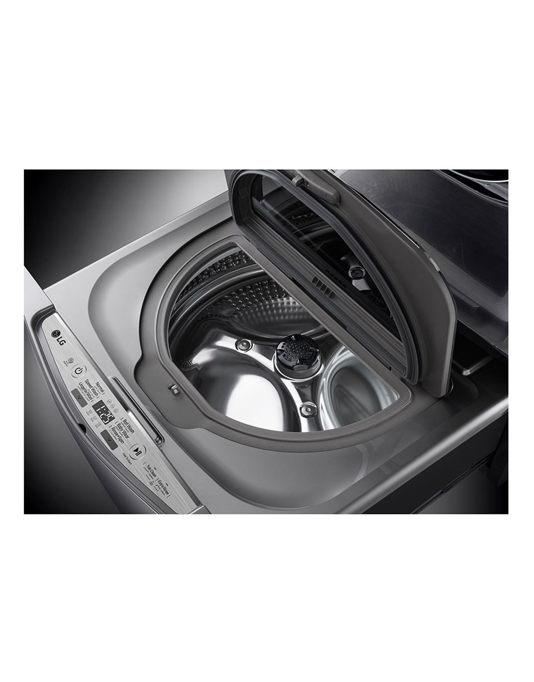Upgrade your life with LG TWINWash™ Mini Washing Machine