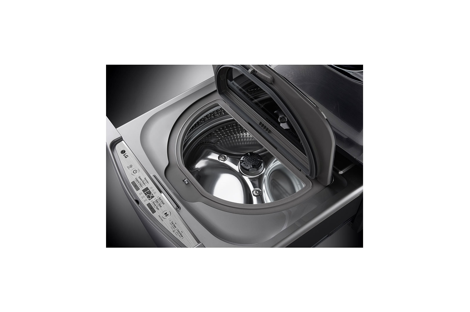 Upgrade your life with LG TWINWash™ Mini Washing Machine