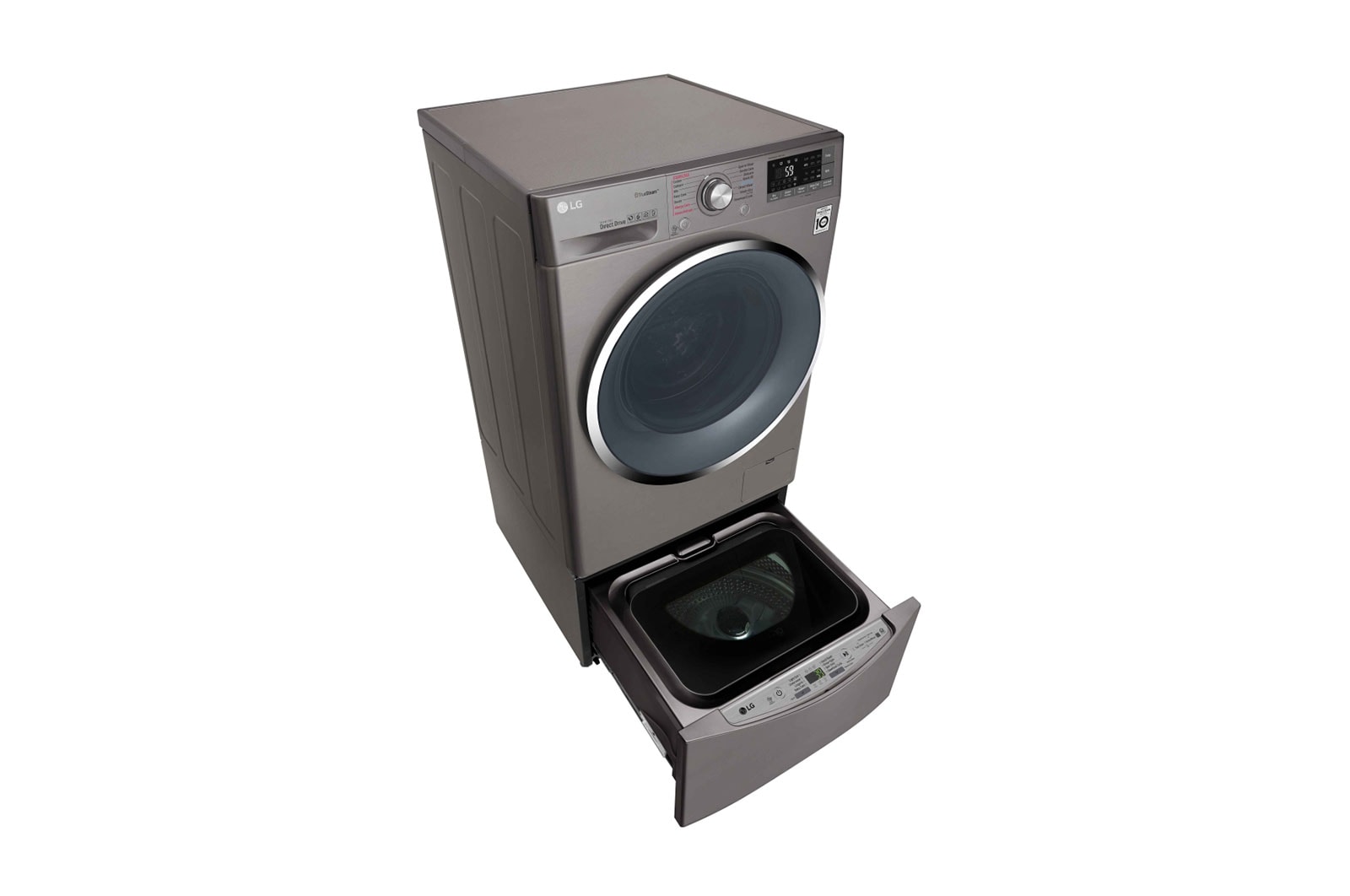 LG TWINWash™, Washer & Dryer, 12 / 7 Kg, 6 Motion Direct Drive ...