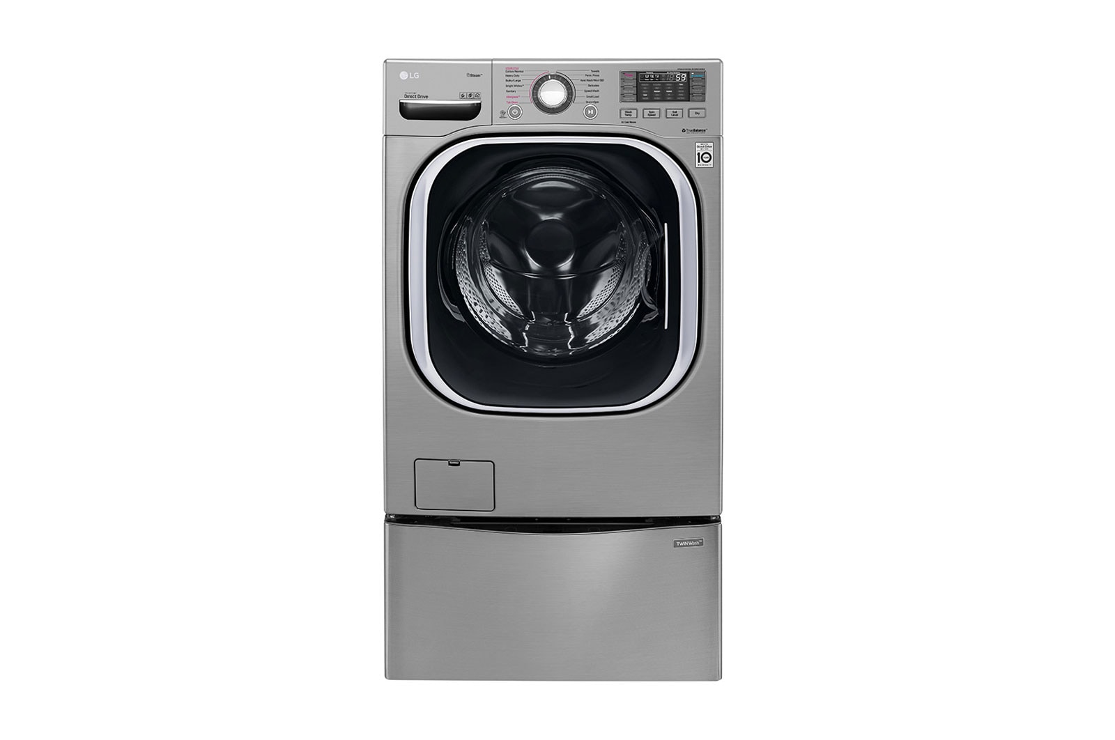 LG LG TWINWash™, Washer & Dryer, 23.5 / 11 Kg, 6 Motion Direct Drive ...