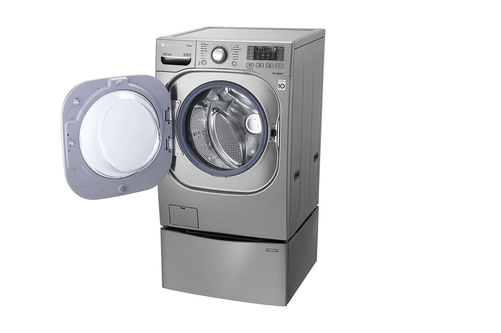LG LG TWINWash™, Washer & Dryer, 23.5 / 11 Kg, 6 Motion Direct Drive ...