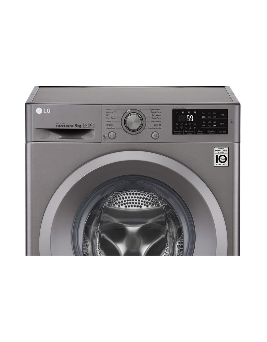 Front Load Washer, 6 Kg, 6 Motion Direct Drive | LG UAE