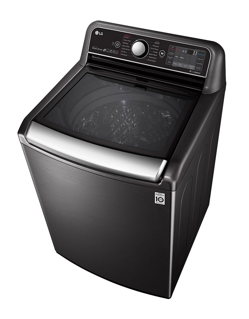 LG 18kg Top Load Washing Machine, Black | LG UAE