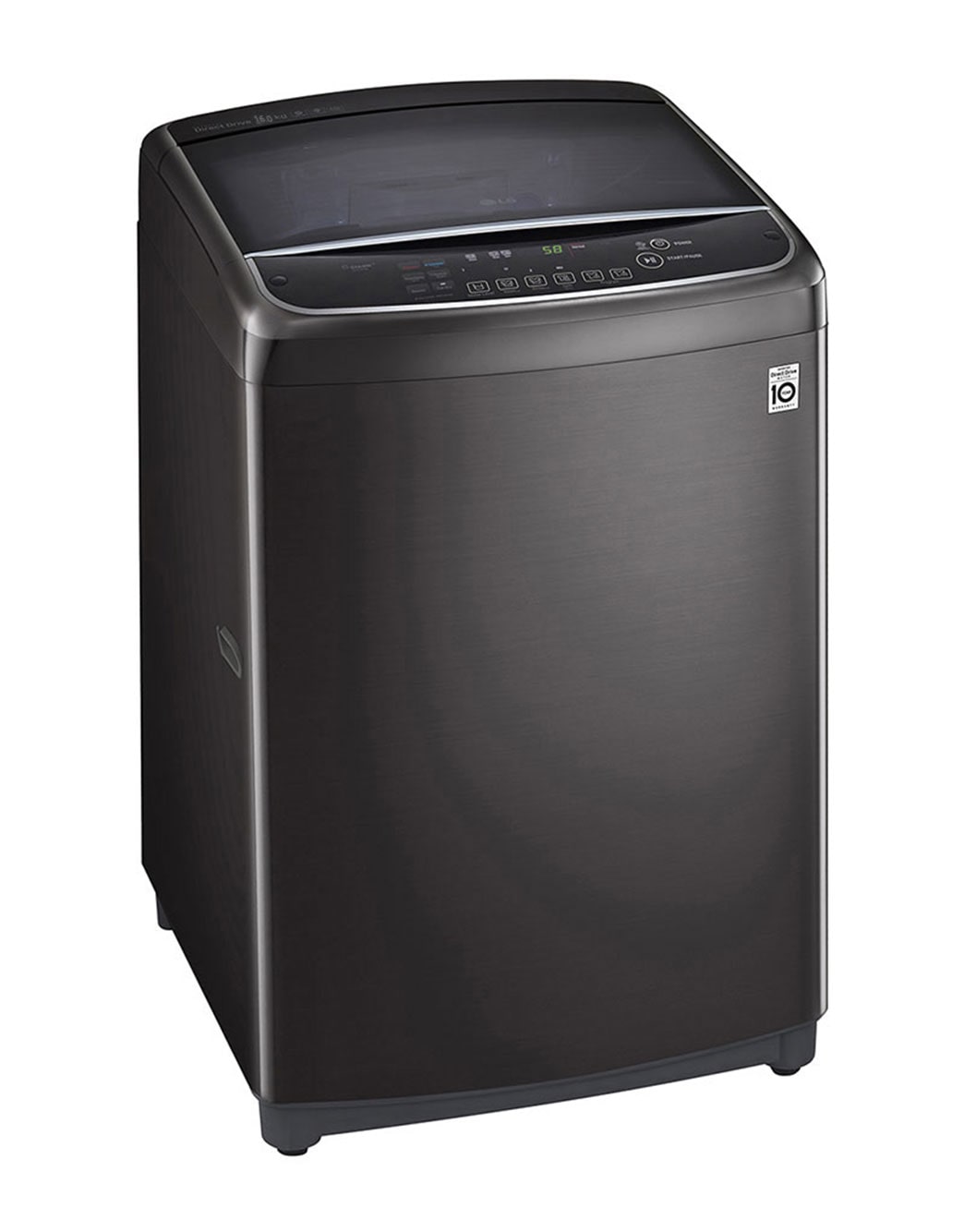 LG Top Load Washing Machine 16kg, Black | LG UAE
