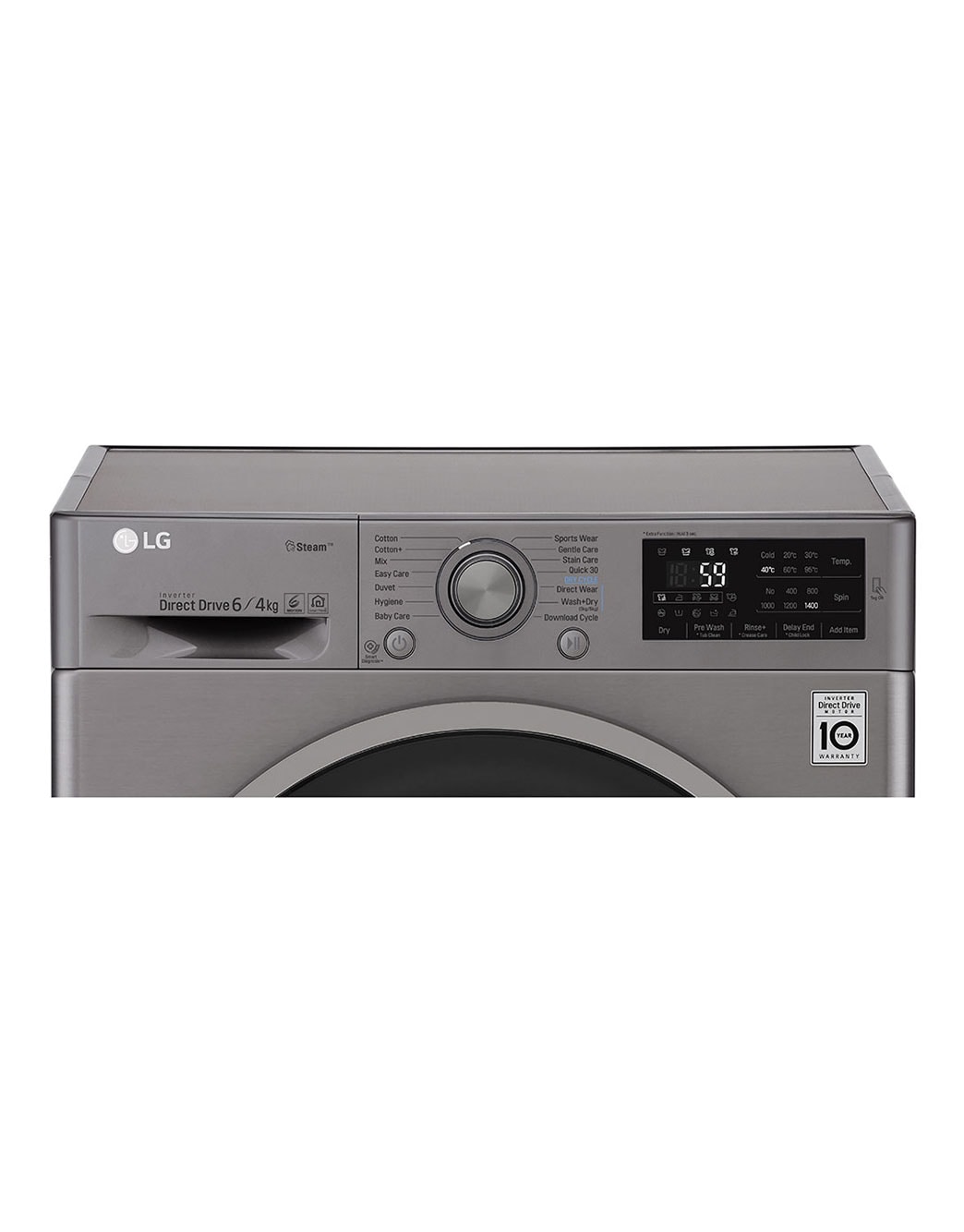 LG Washer & Dryer, 6 / 4 Kg, 6 Motion Direct Drive, Add Item, Smart ...