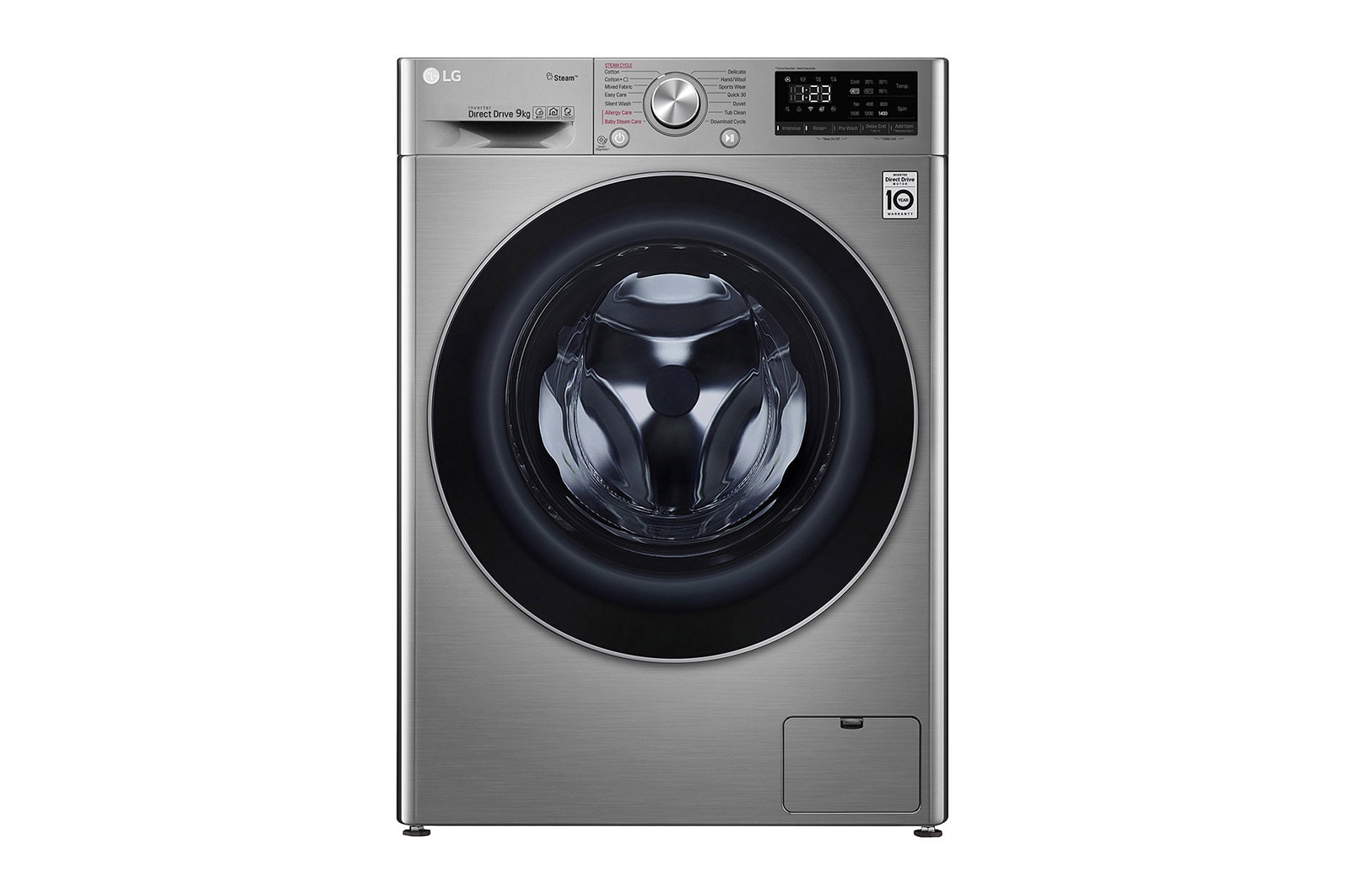 LG Vivace Washer 9 Kg, Bigger Capacity, AI DD | LG UAE