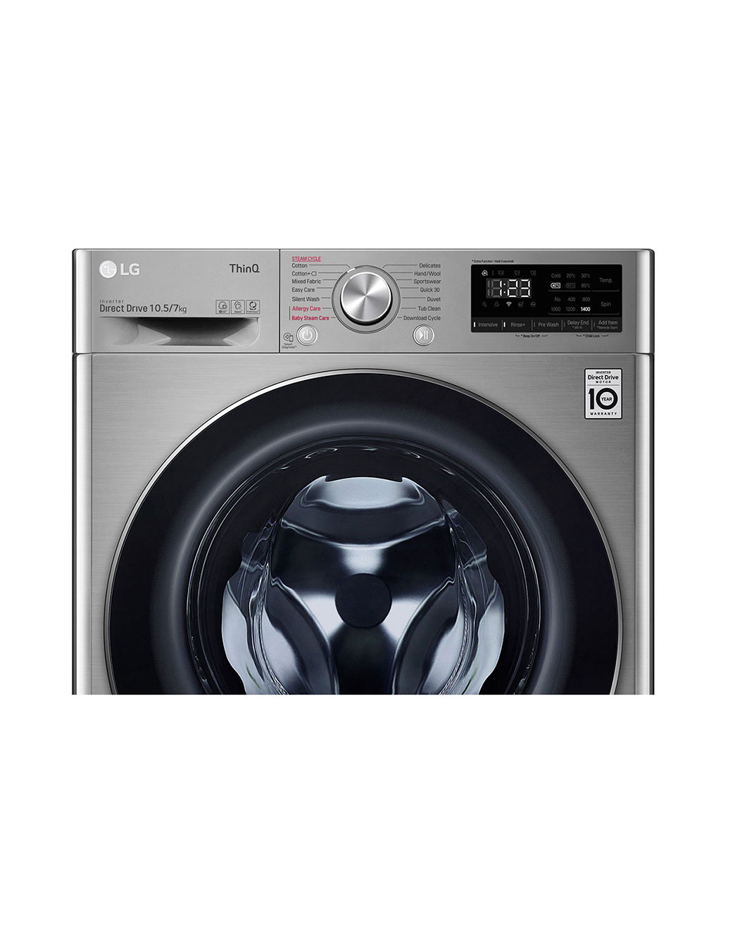 LG Washing Machine with Dryer, 10.5/7 kg, AI DD™ | LG UAE