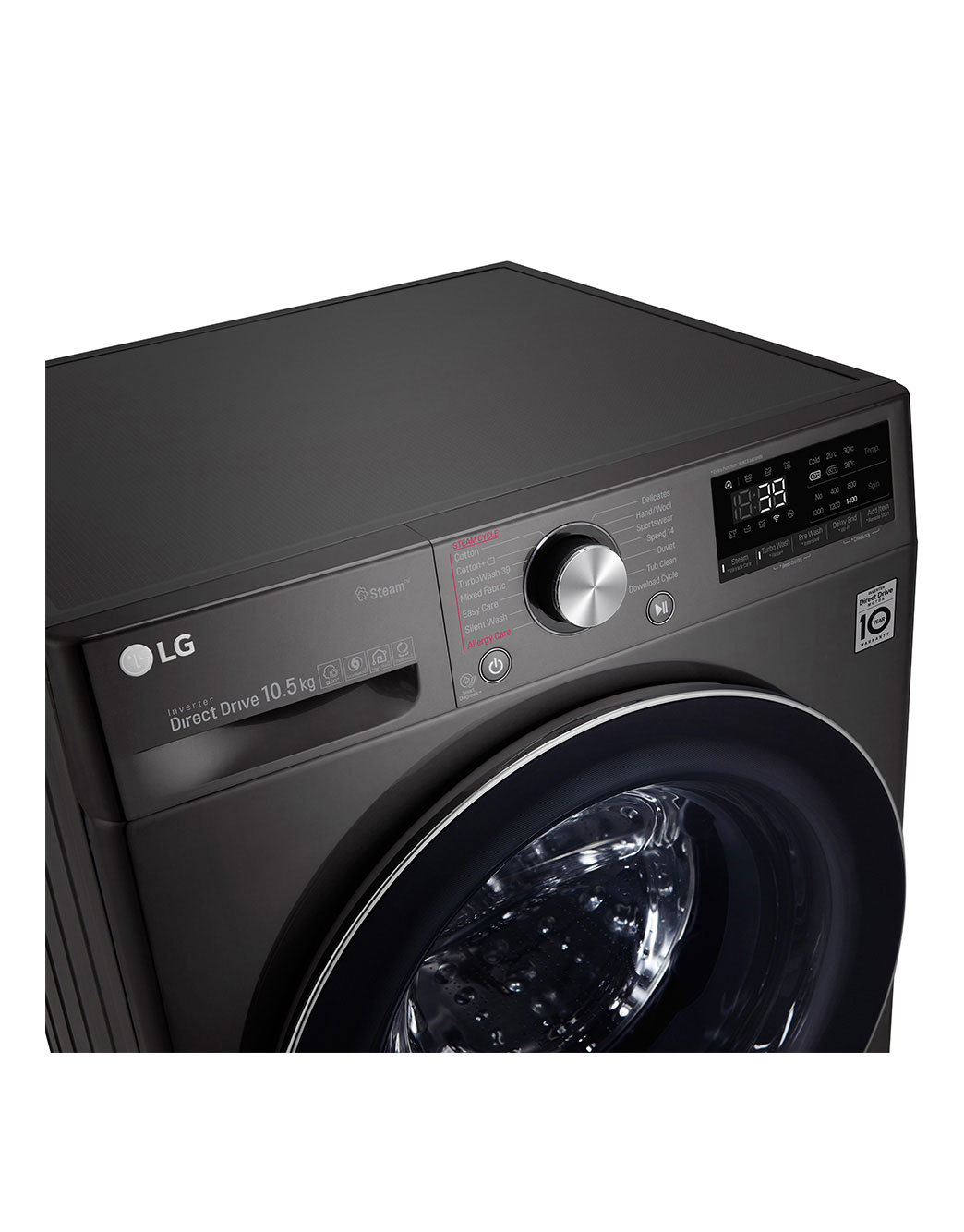 LG 10.5kg Washing Machine, AI DD™, Slim Design | LG UAE