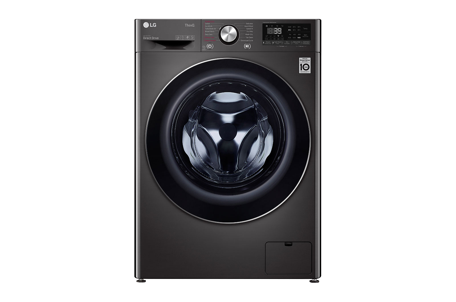 LG Washing Machine with Dryer, 10.5/7kg, Black | LG UAE