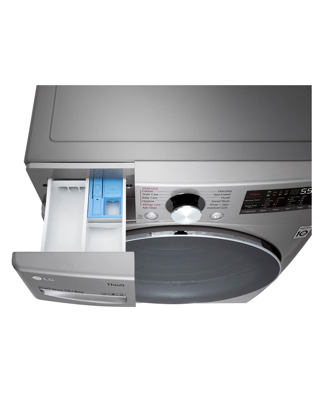 LG Washing Machine with Dryer, 15/8kg, AI DD™| LG UAE