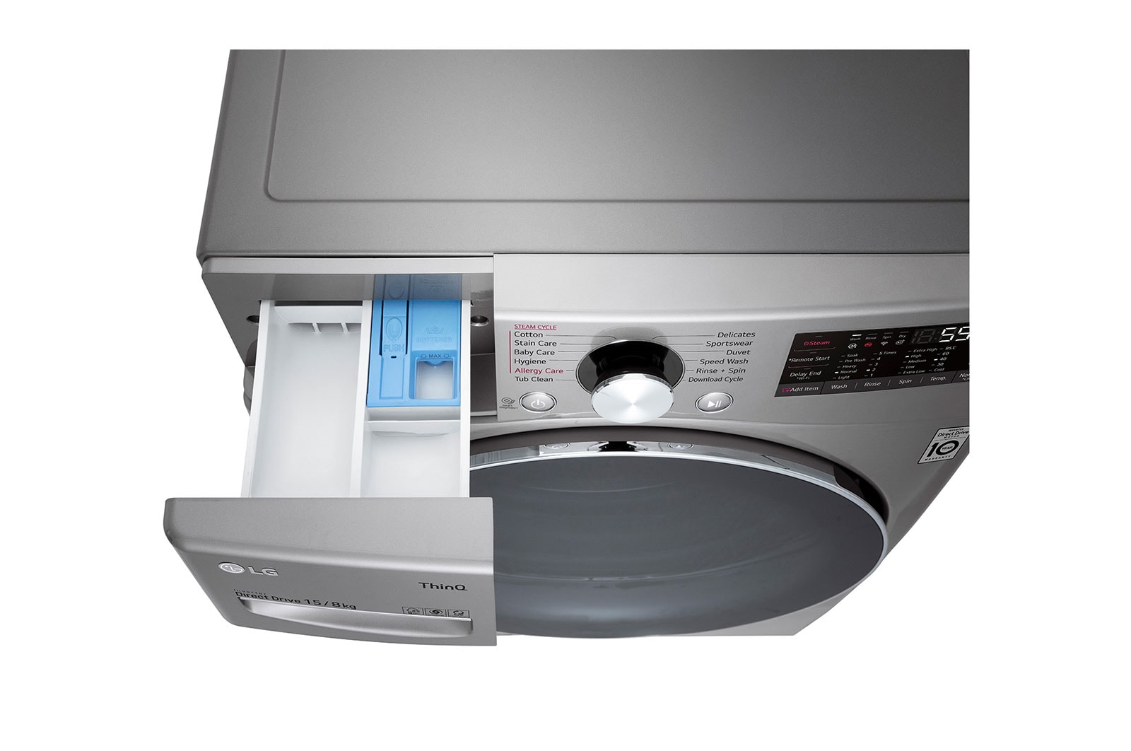 LG Washing Machine with Dryer, 15/8kg, AI DD™| LG UAE