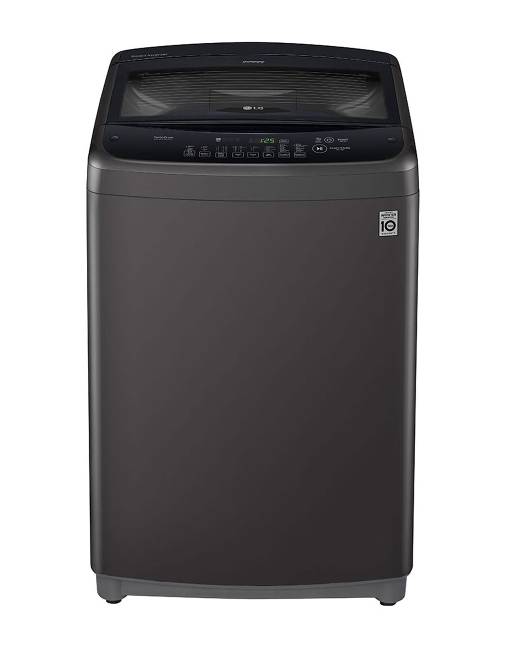 LG 12kg Top Load Washing Machine, Black | LG UAE