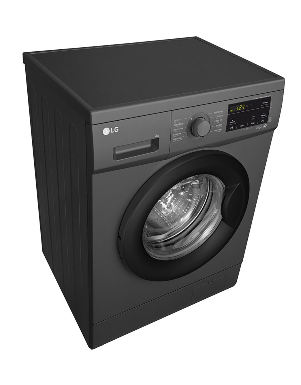 LG 7kg Front Load Washing Machine, Black | LG UAE