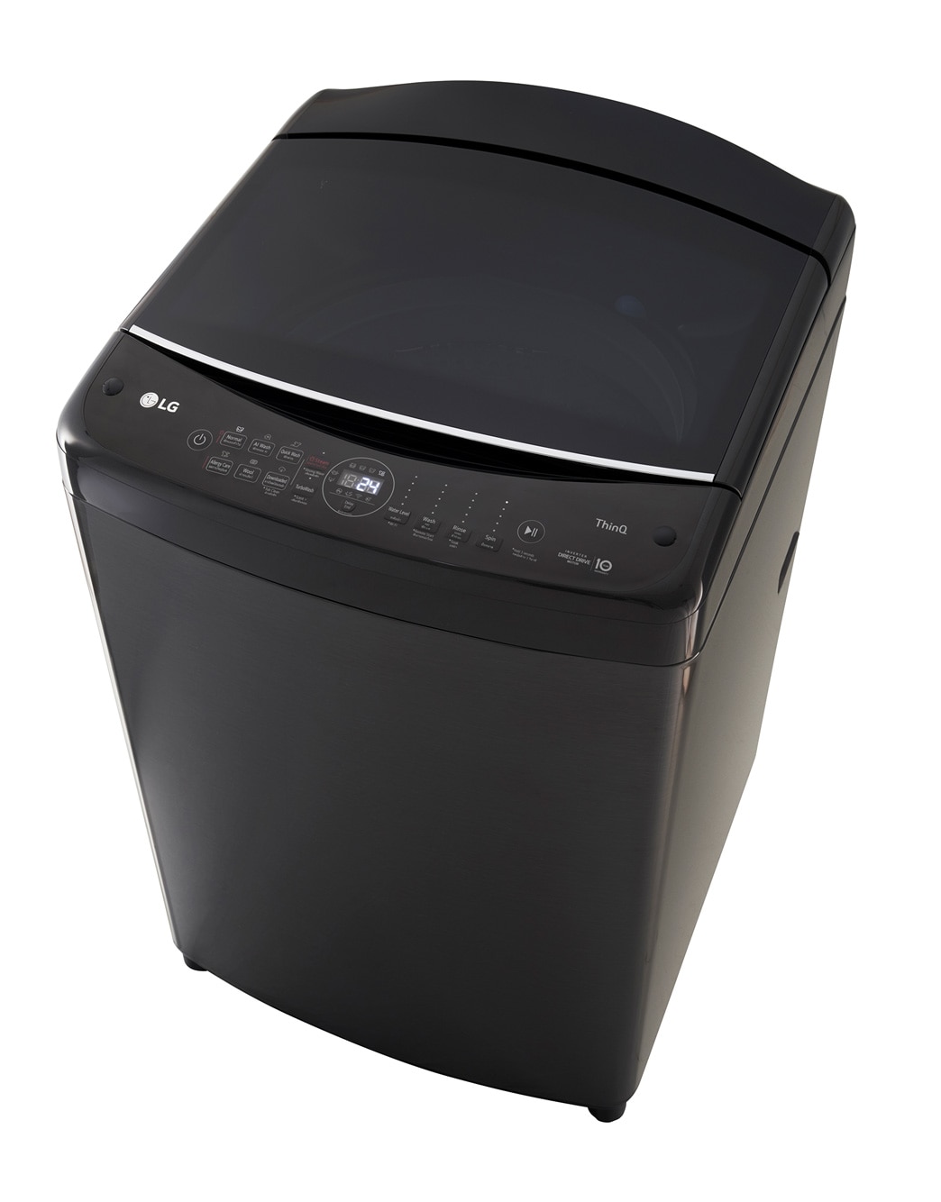 LG 15 Kg Top Load Washing Machine, Middle Black | LG UAE