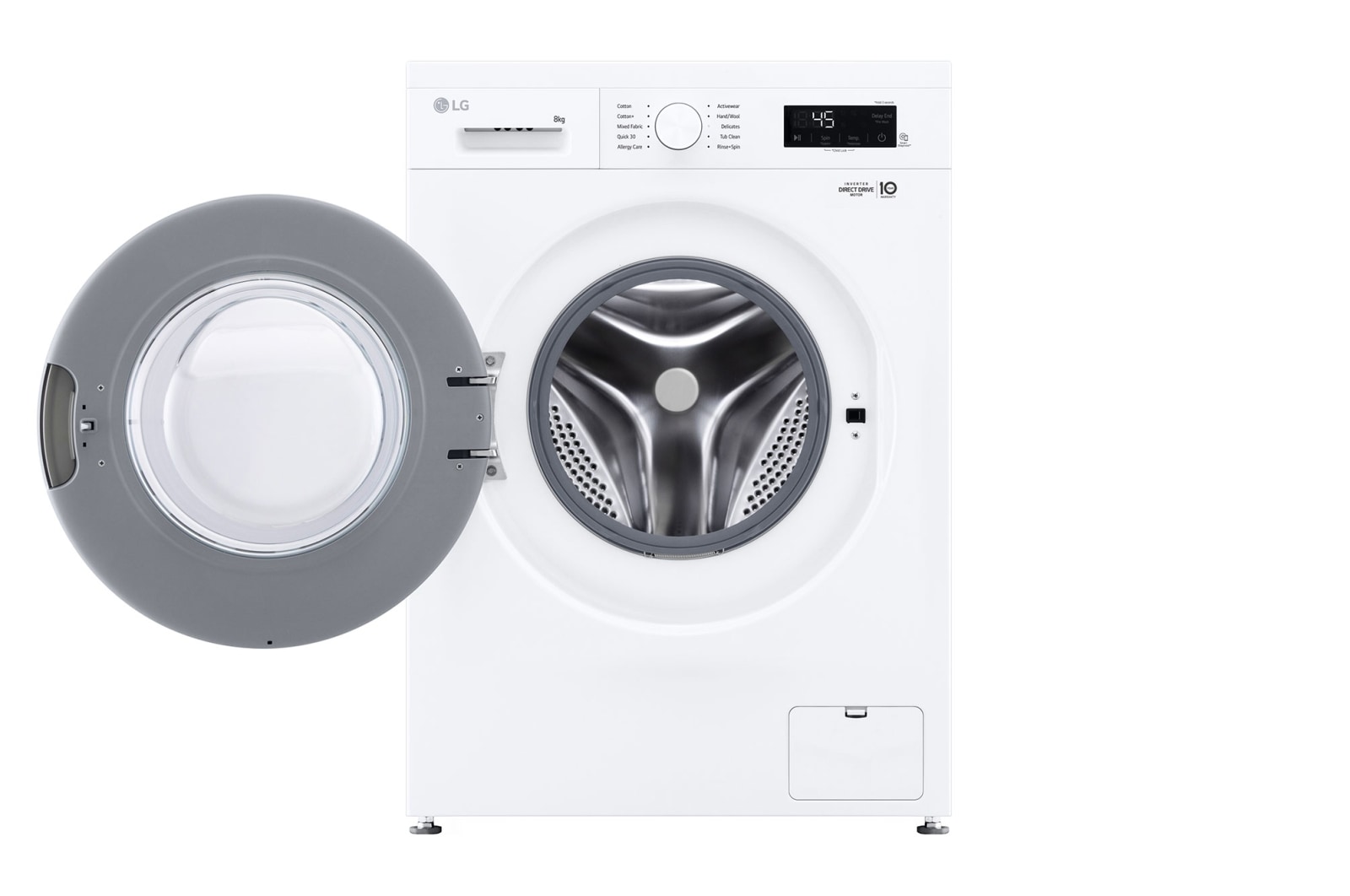 LG 8kg Front Load Inverter Direct Drive Washer, 2024 | LG UAE