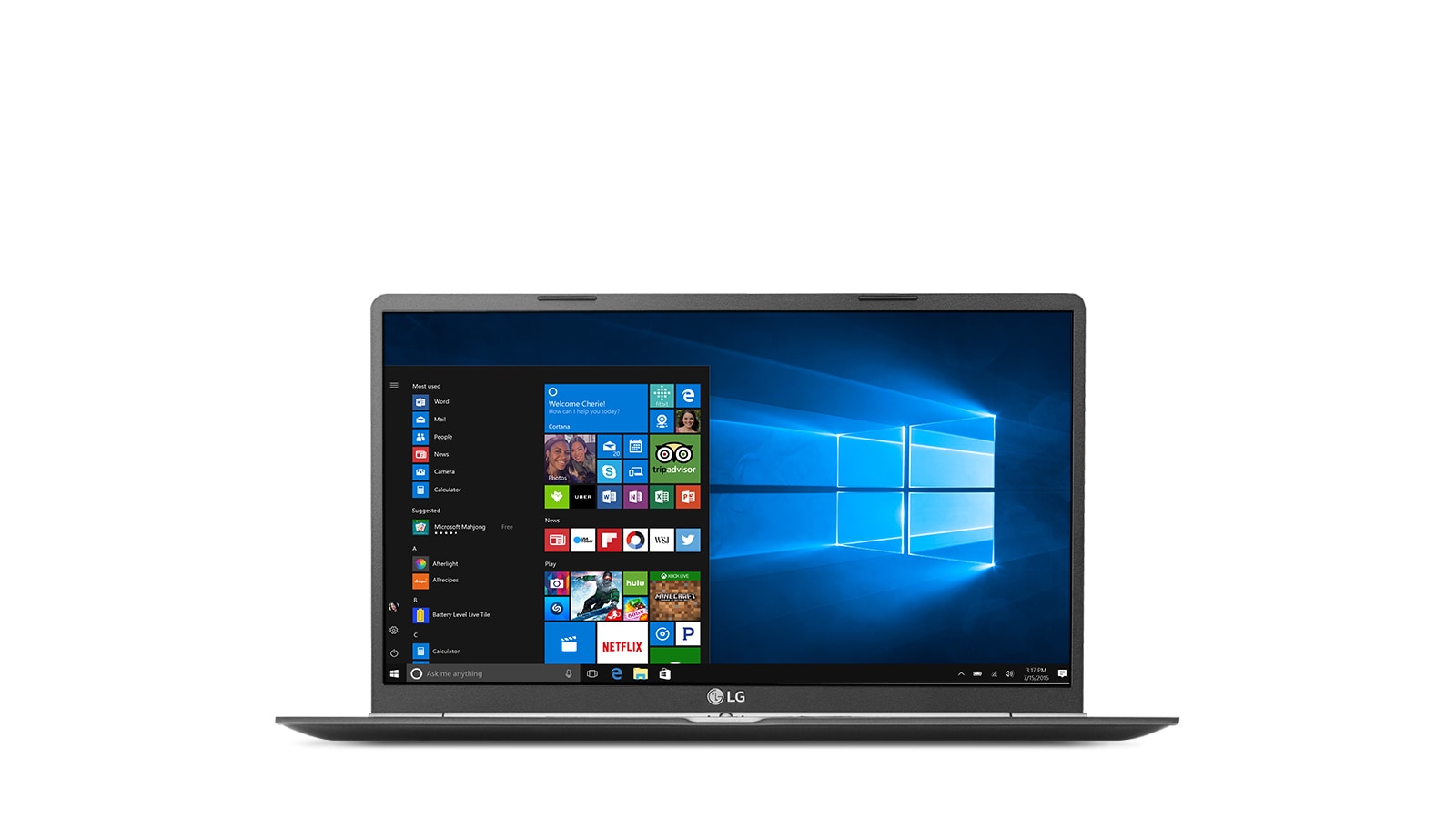 لاب توب LG gram 15 بوصة فائق النحافة بمعالج Core i7