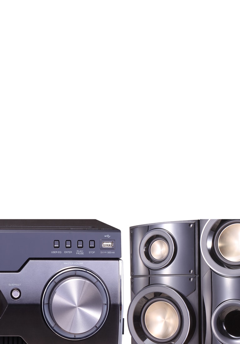 LG 1600W 4.2Ch AV Receiver with DUAL SUBWOOFER, DJ App, FM Radio ...
