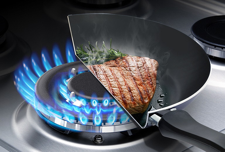 LG 6 Burners Power Gas Cooker - LF762S : Support & Info